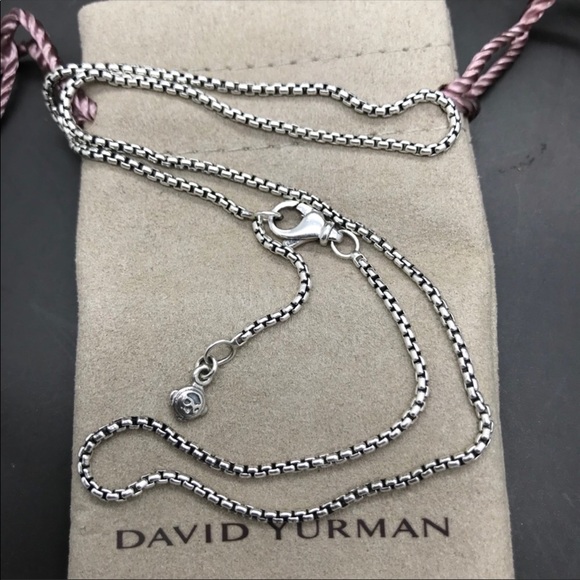 DY | Jewelry | David Yurman 925 Sterling Silver Baby Box Chain | Poshmark